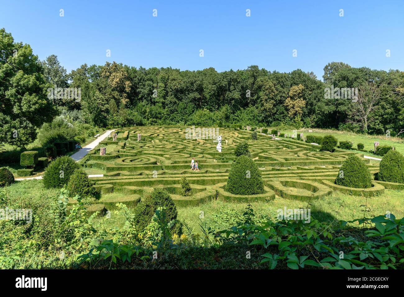 Andrassy castle maze hi-res stock photography and images - Alamy