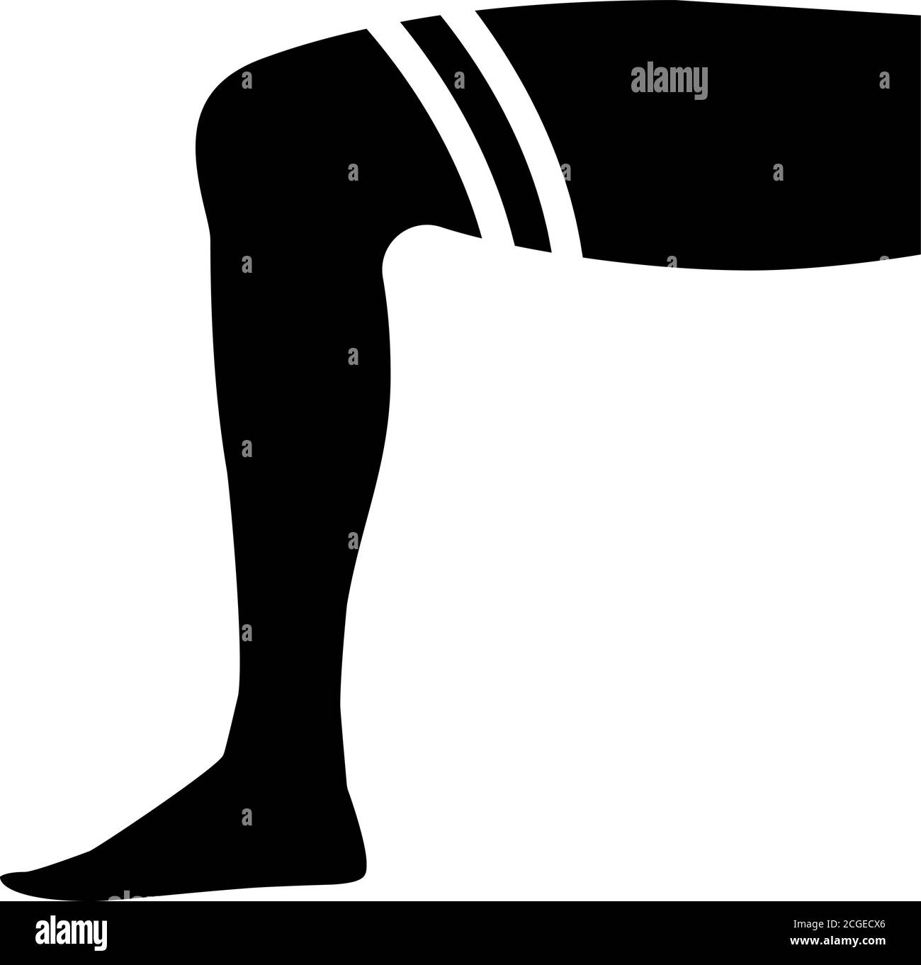 Cut knee Stock Vector Images - Alamy