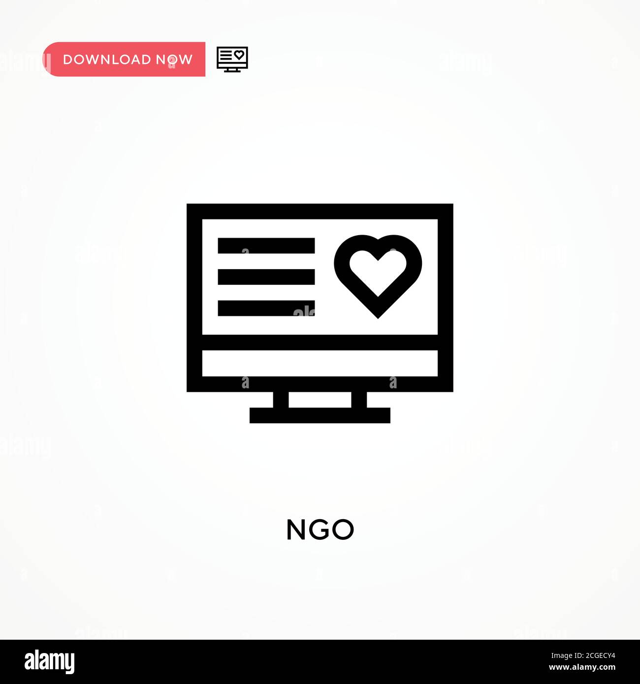 Globe logo icon ngo Stock Vector Images - Alamy