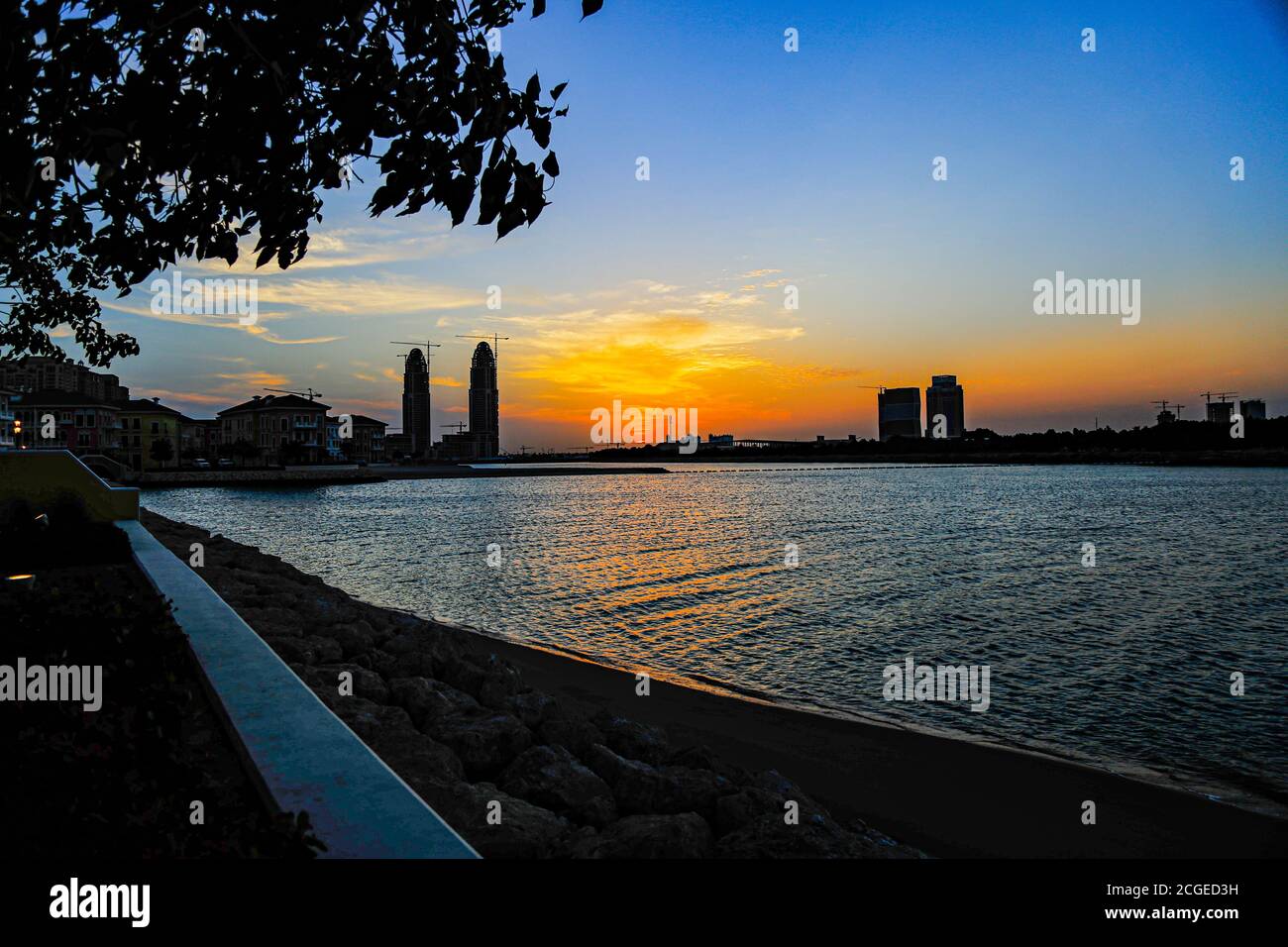 Doha world cup construction panoramic hi-res stock photography and ...