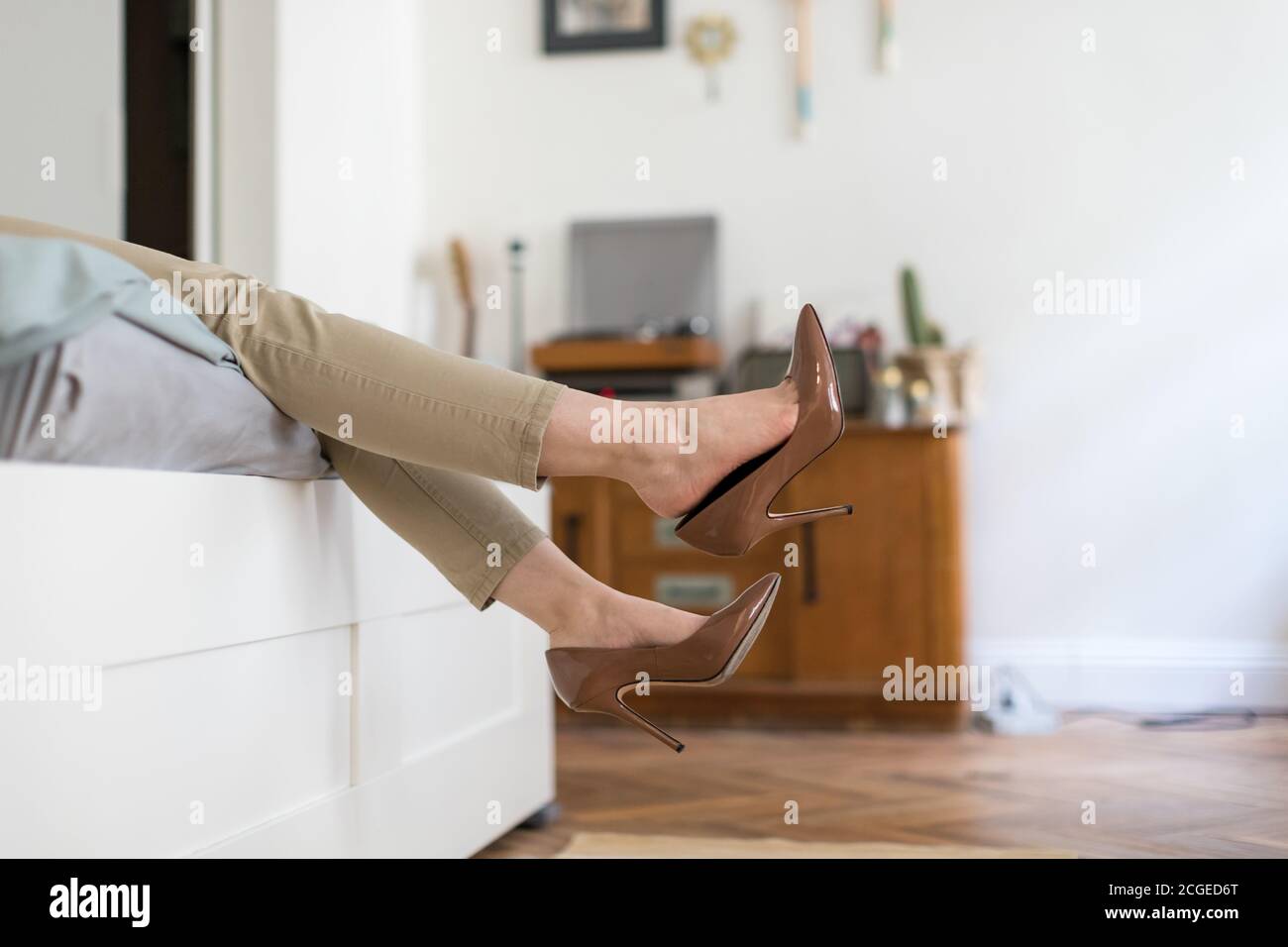 Taking off shoes hi-res stock photography and images - Alamy