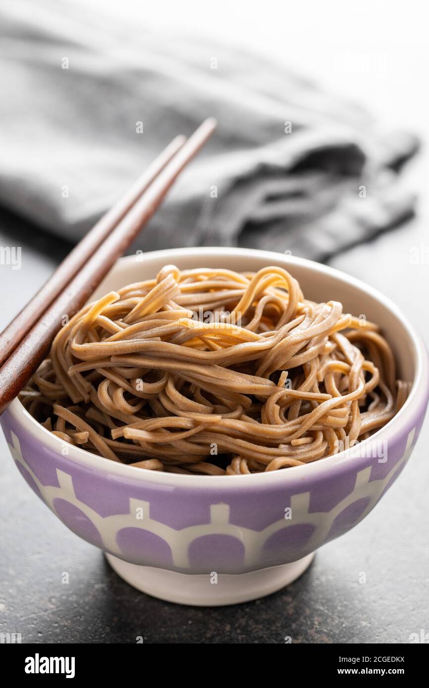 Soba noodles bowl hi-res stock photography and images - Alamy