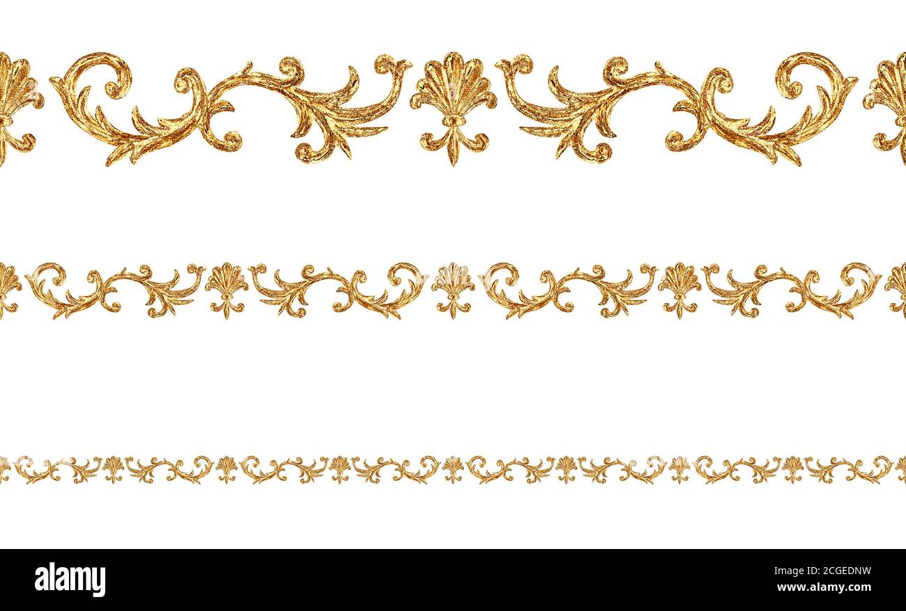 Vintage Gold Borders