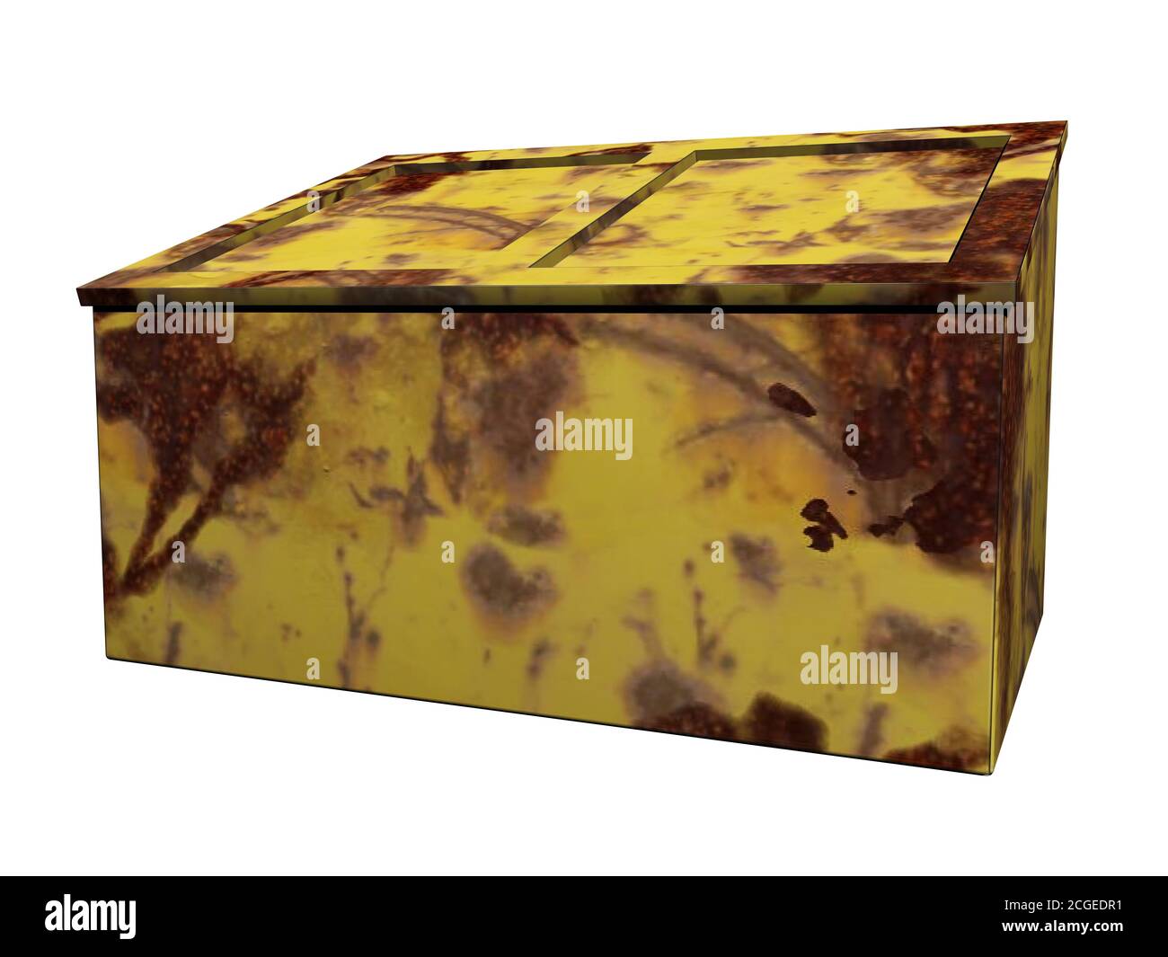 Old Rusty Waste box Stock Photo - Alamy
