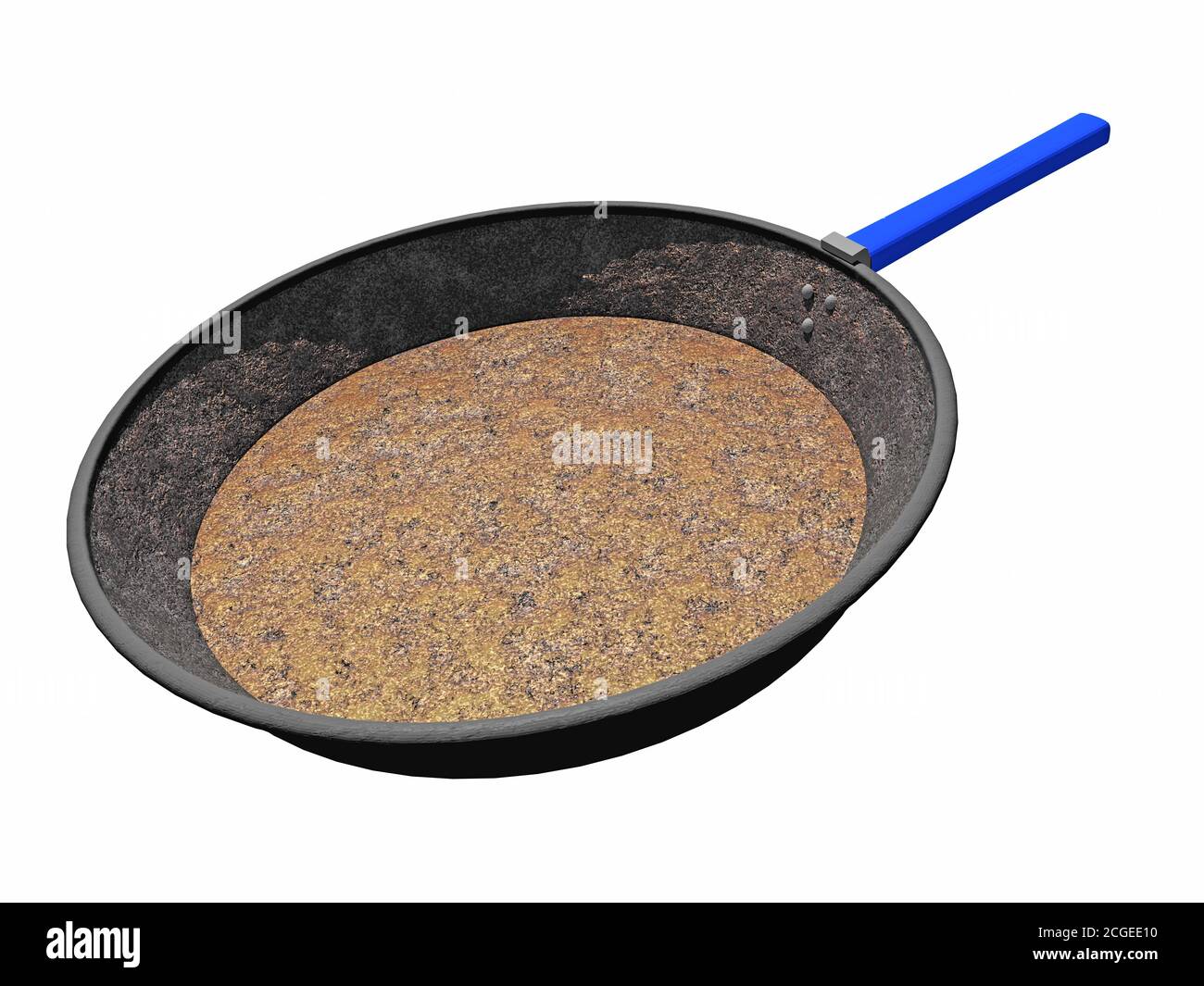 Metal Pan in Kitchen Stock Photo - Alamy