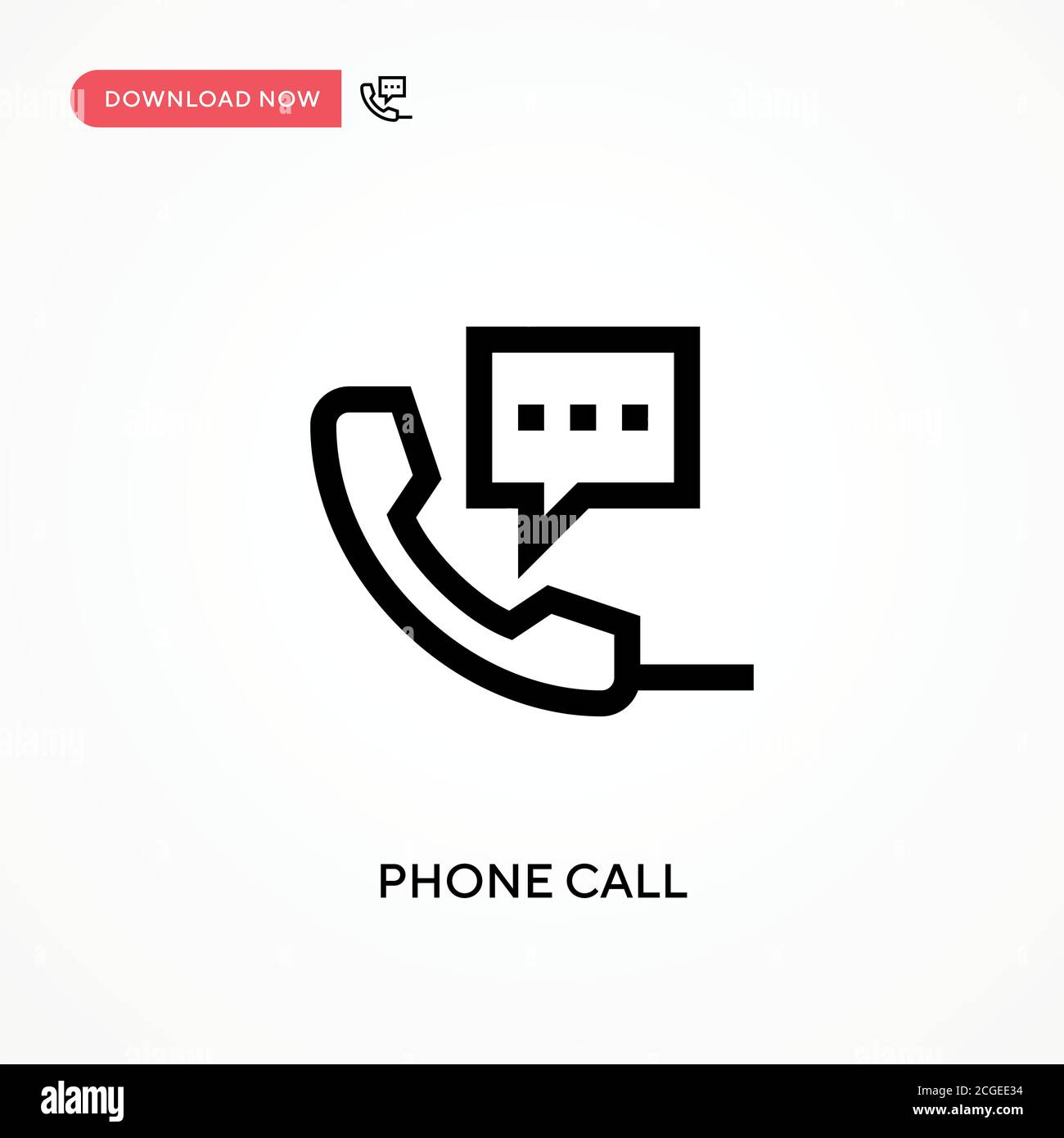 Telephone handset desk Stock Vector Images - Alamy