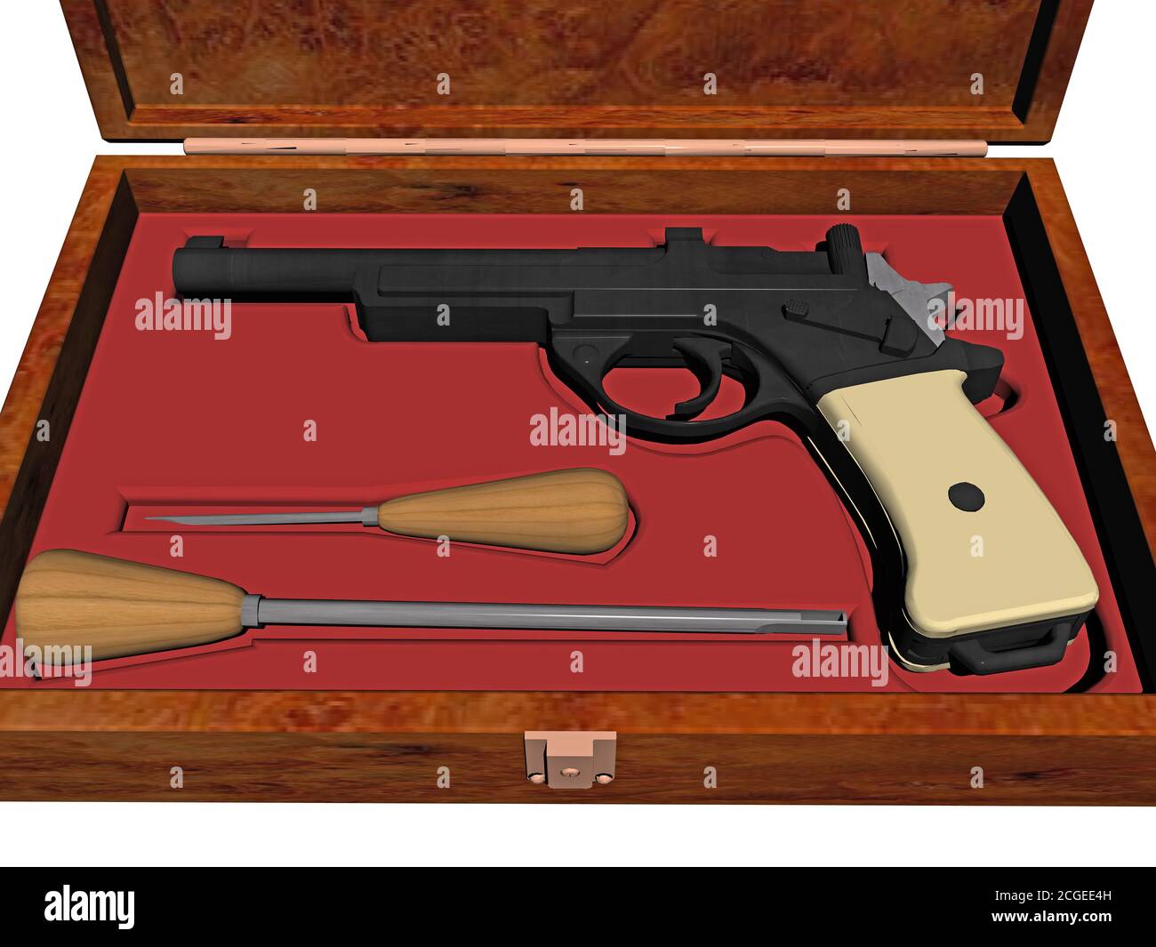 Box for pistol Stock Photo - Alamy