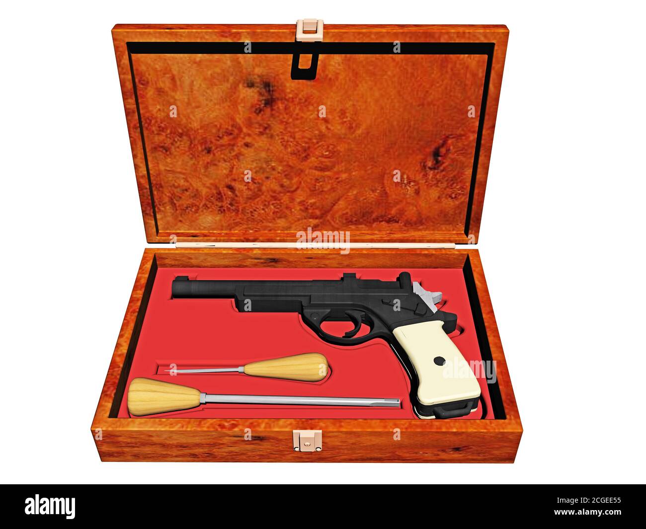 Box for pistol Stock Photo - Alamy