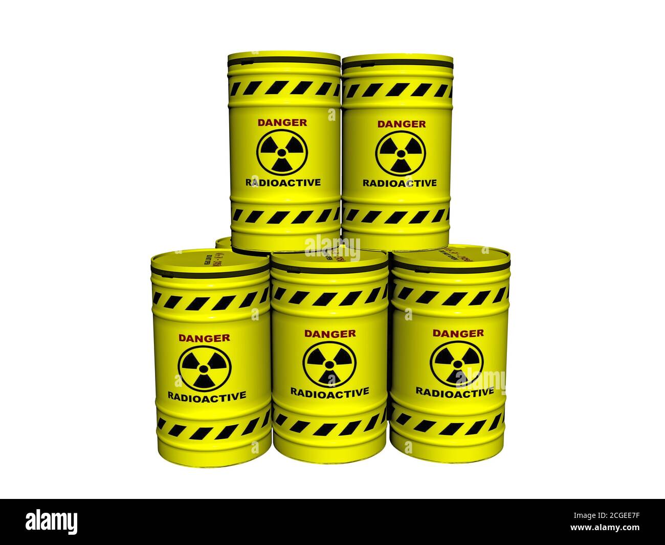 Containers for radioaktiv Waste Stock Photo - Alamy