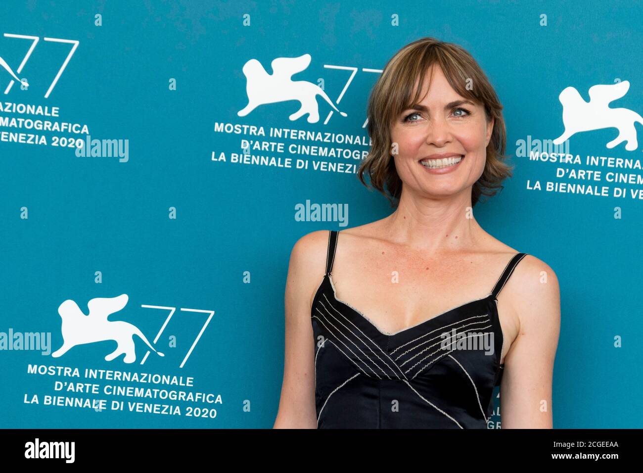 Venice, Italy. 10th Sep 2020. Radha Mitchell poses at the photocall of ...