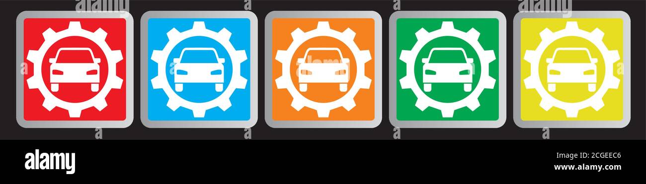 Vector illustration, sign car service Stock Vector Image & Art - Alamy