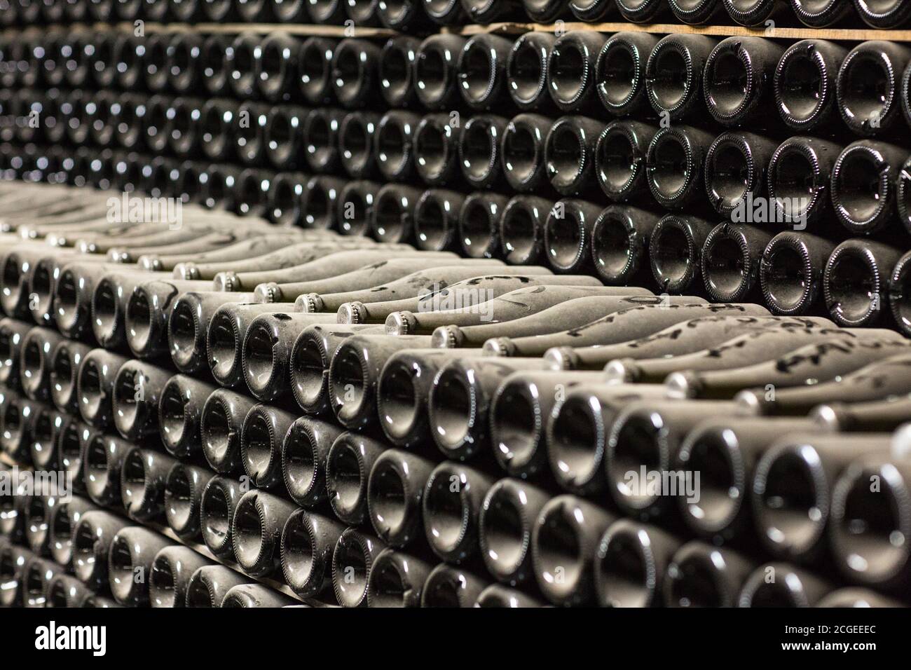 Wine cellars of Abrau Durso. Russia Krasnodar Territory. Champagne ...