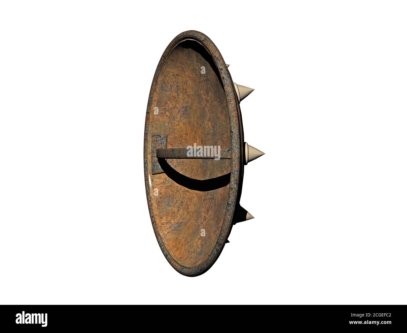 Old military shield Stock Photo - Alamy