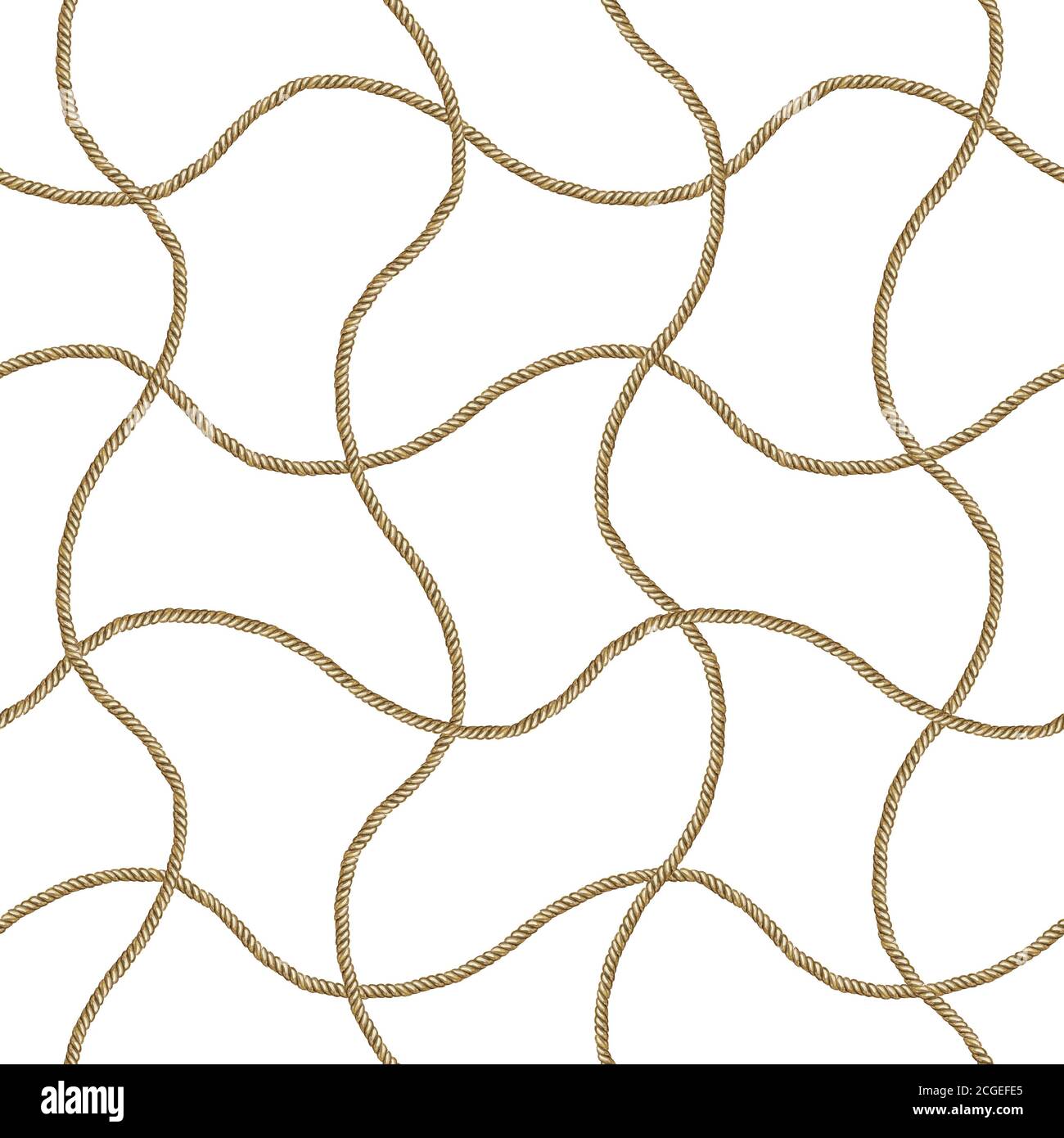 Seamless pattern sea nautical illustration. Watercolor hand drawn ...