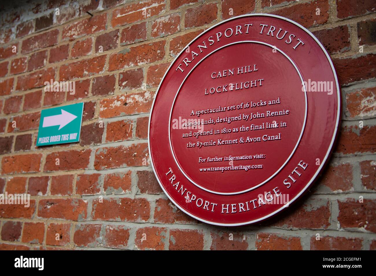 Caen hill lock flight sign hi-res stock photography and images - Alamy