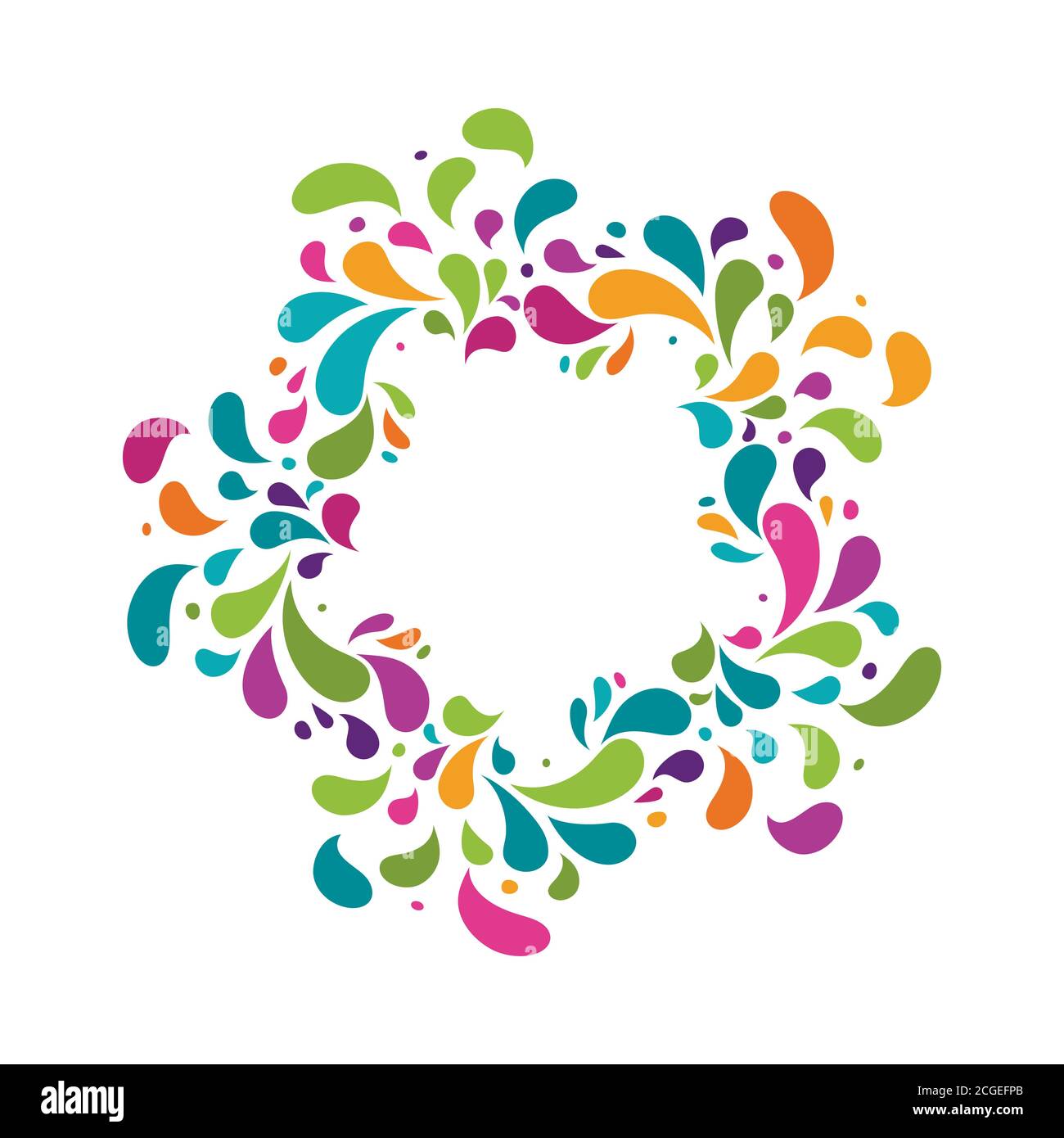 water splash icon vector illustration design template Stock Vector ...