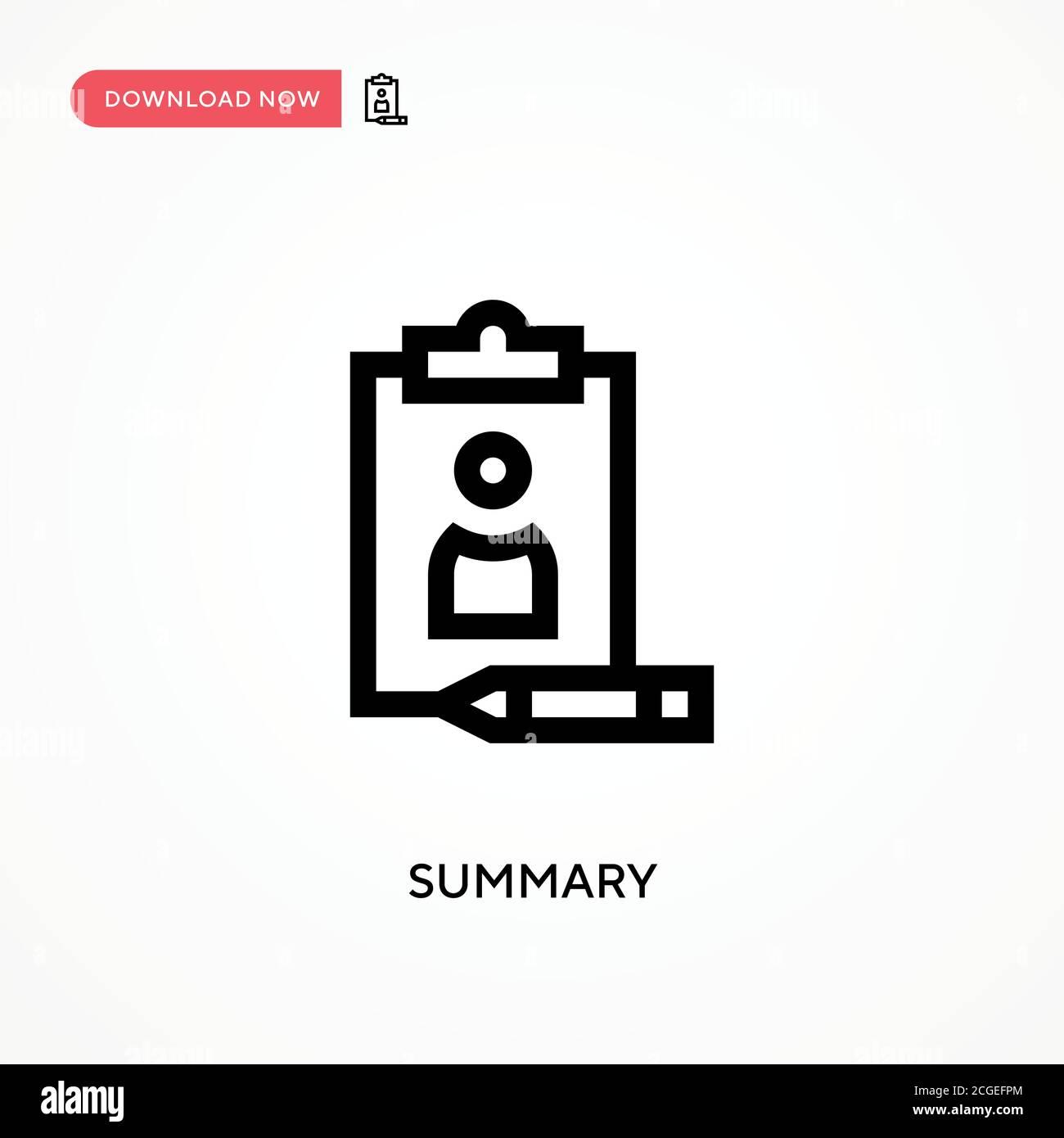 Summarization Stock Vector Images - Alamy