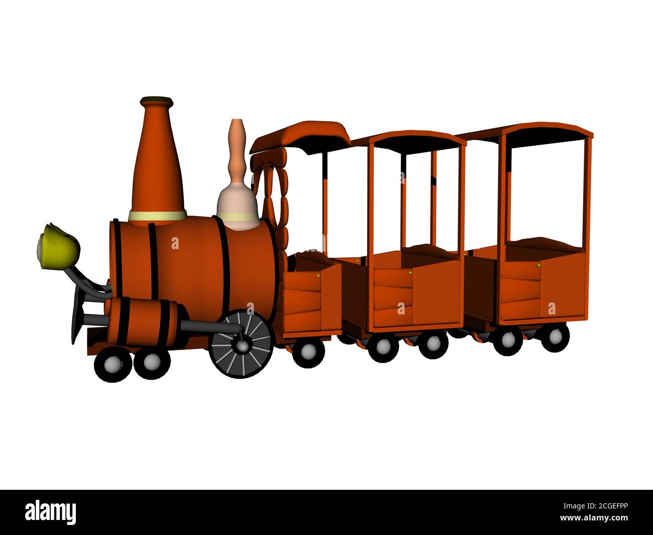Wooden Play Train Stock Photo - Alamy