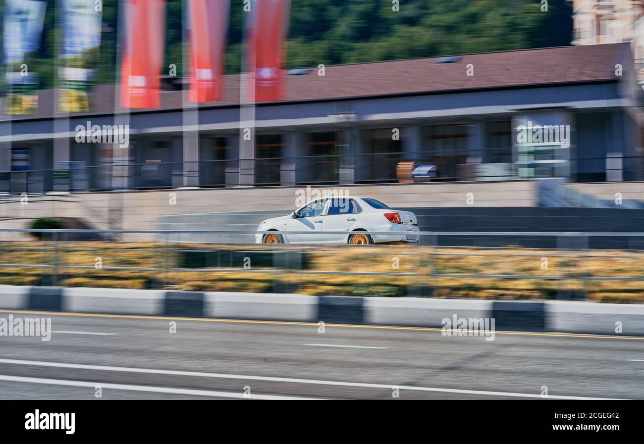 Suv car moving on hi-res stock photography and images - Alamy