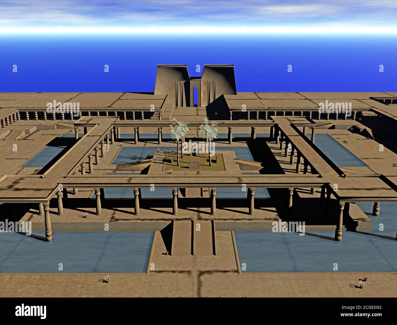 Desert City Building Stock Photo - Alamy