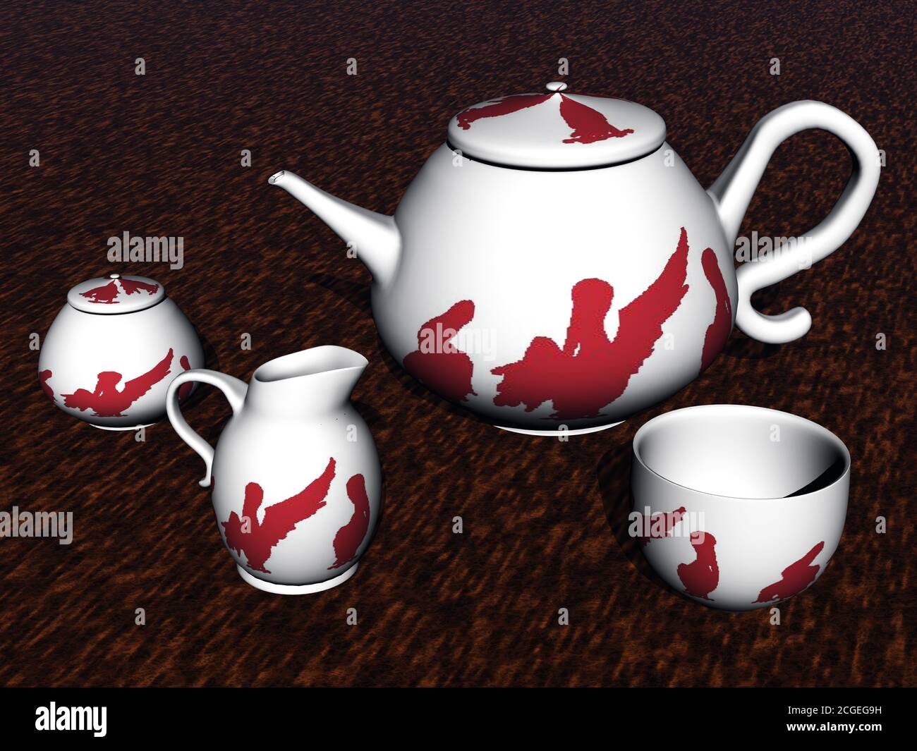 Chinese tea set Stock Photo - Alamy
