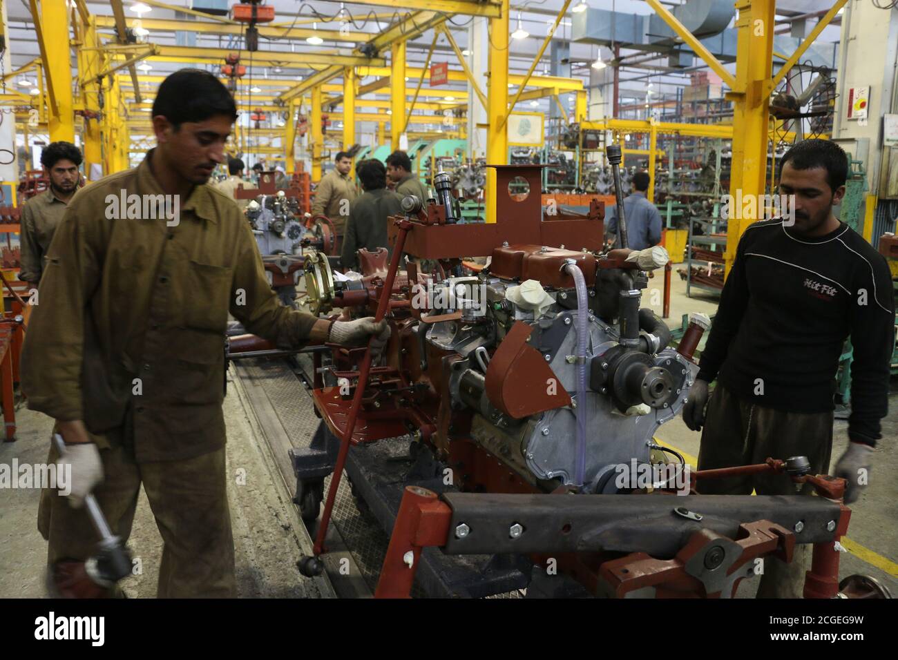Assembly line of tractors hi-res stock photography and images - Alamy