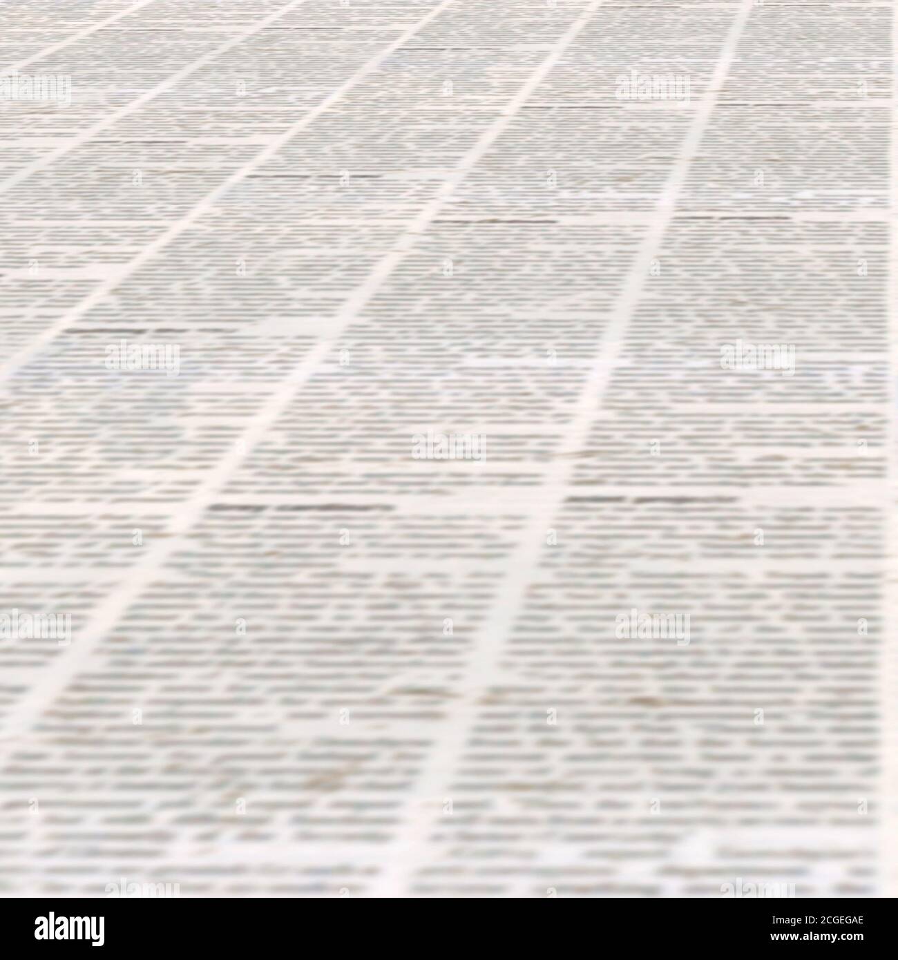 Newspaper with old unreadable text. Vintage blurred paper news texture ...