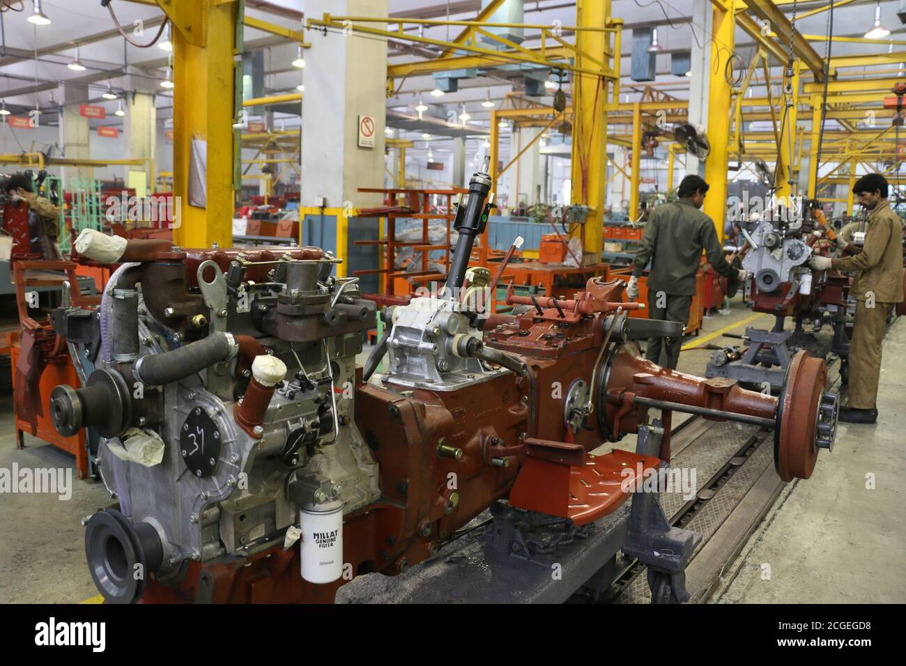 Assembly line of tractors hi-res stock photography and images - Alamy