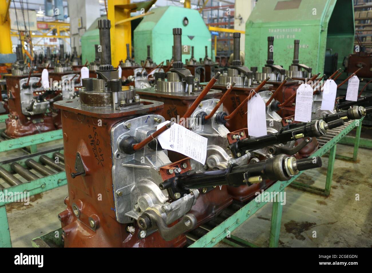 Assembly line of tractors hi-res stock photography and images - Alamy