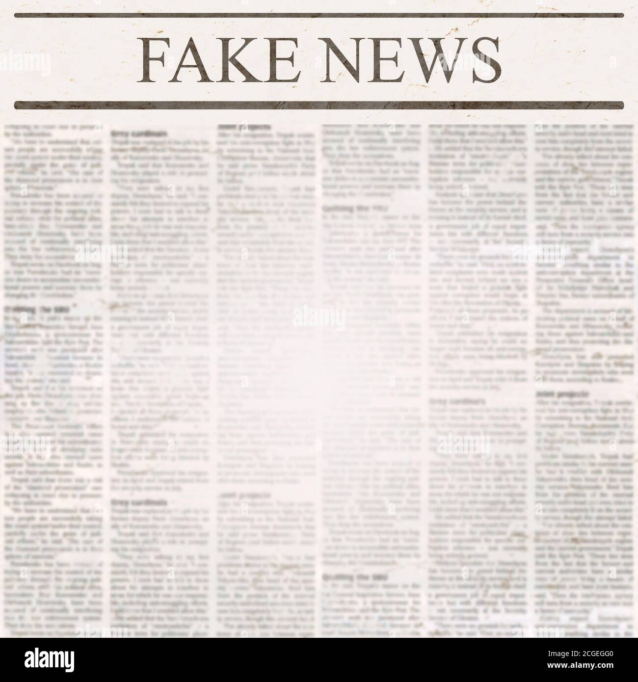 Fake Newspaper Template
