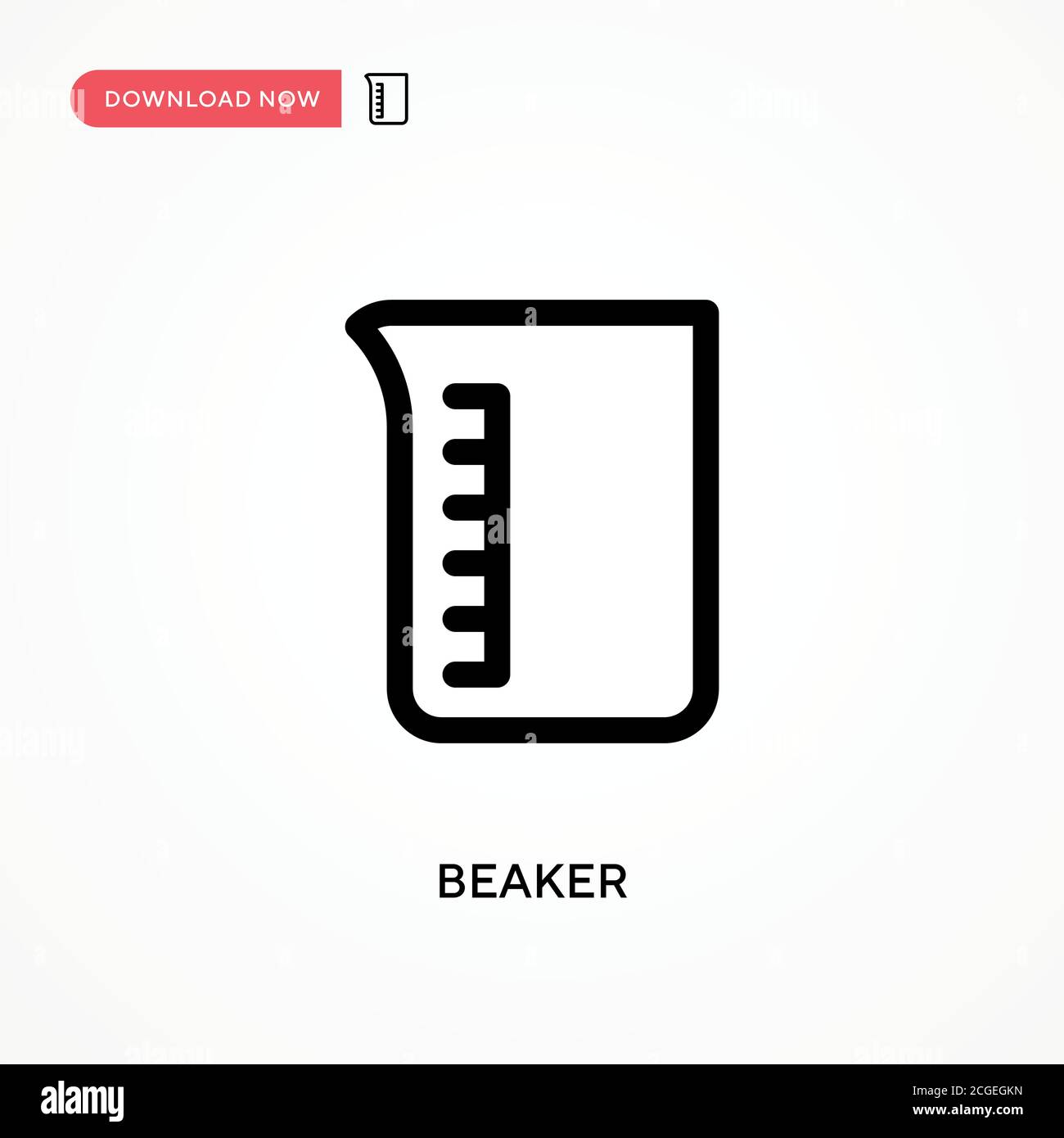 Scientist beaker measurement Stock Vector Images - Alamy