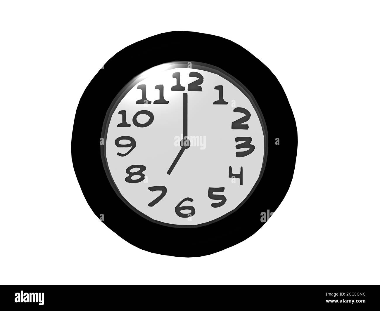 Round kitchen Watch Stock Photo - Alamy