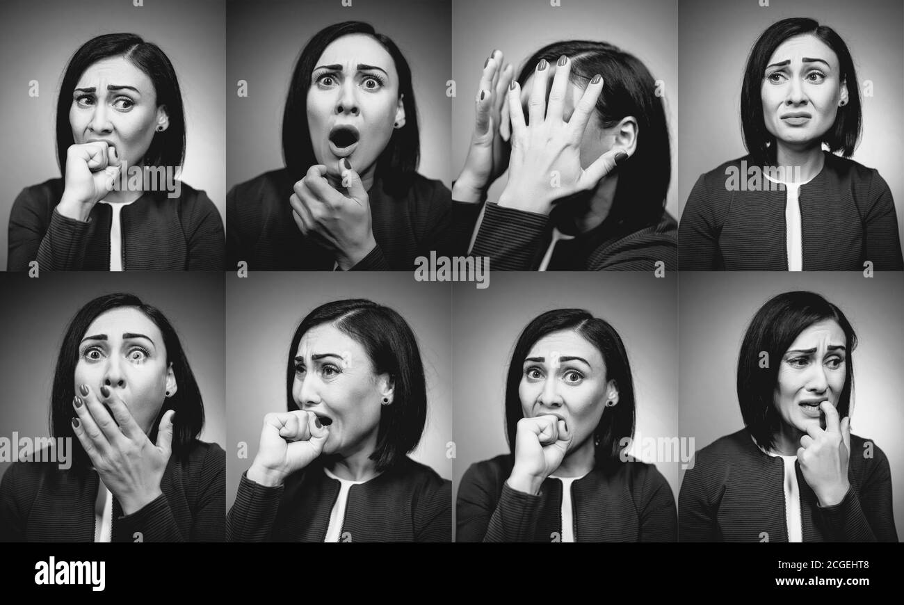 Female worry hi-res stock photography and images - Alamy