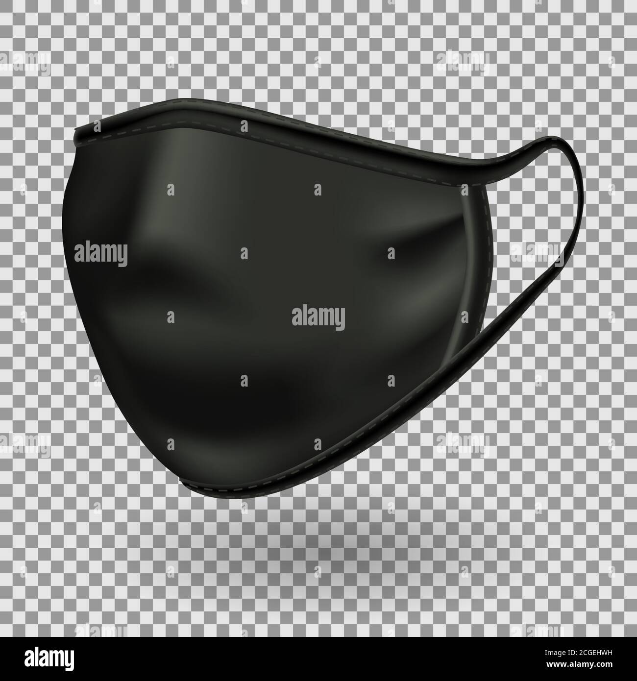 Black mask vector Stock Vector Image & Art - Alamy