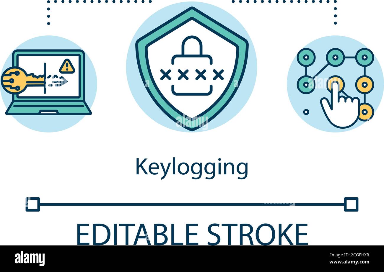 Keystroke Logging Stock Vector Images Alamy