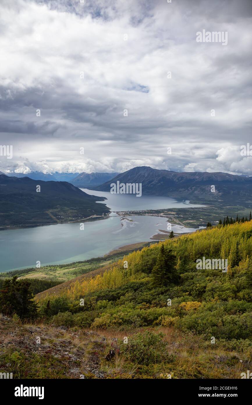 Mountain in Yukon Stock Photo - Alamy