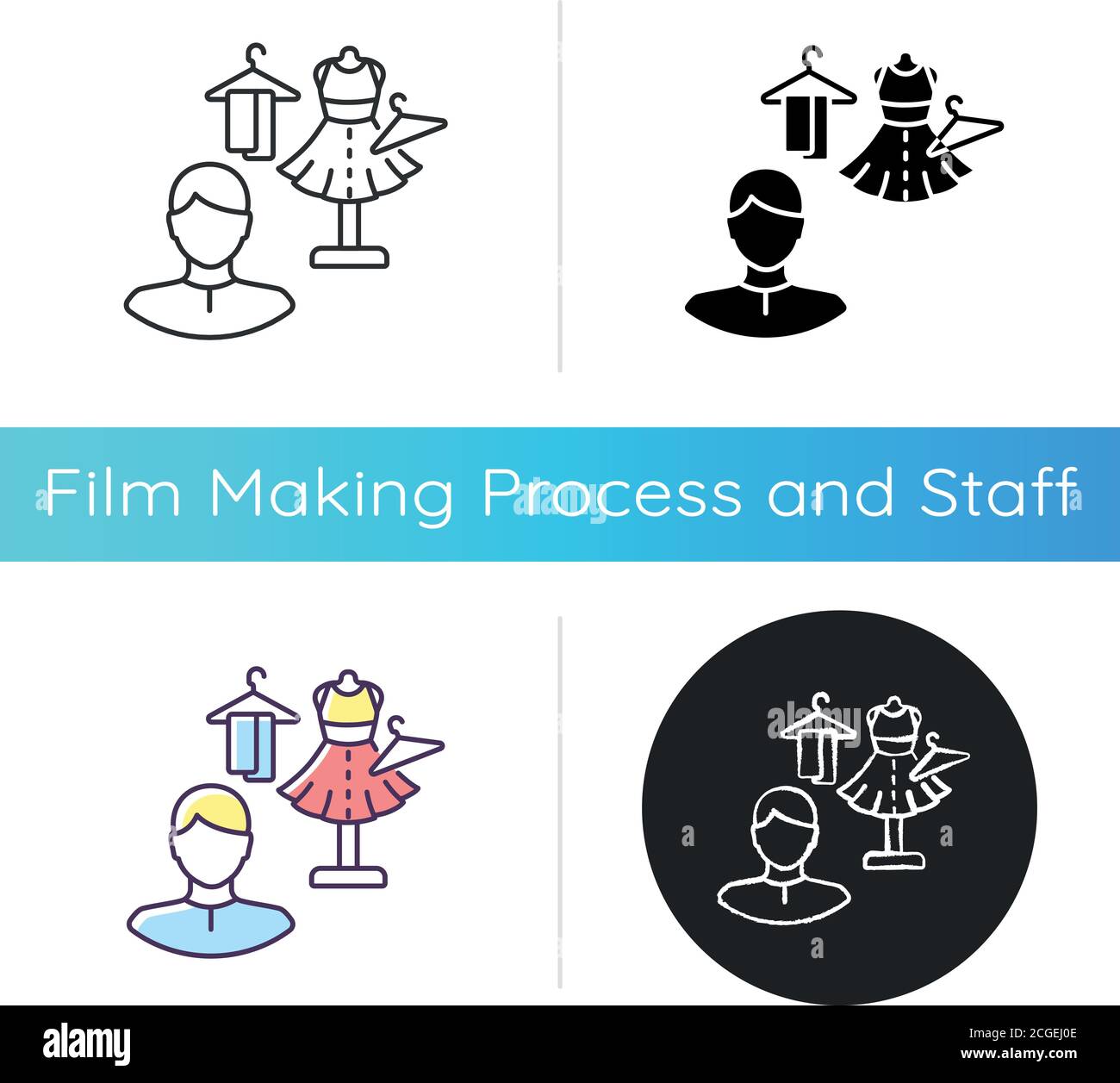 Movie costume workshop Stock Vector Images - Alamy