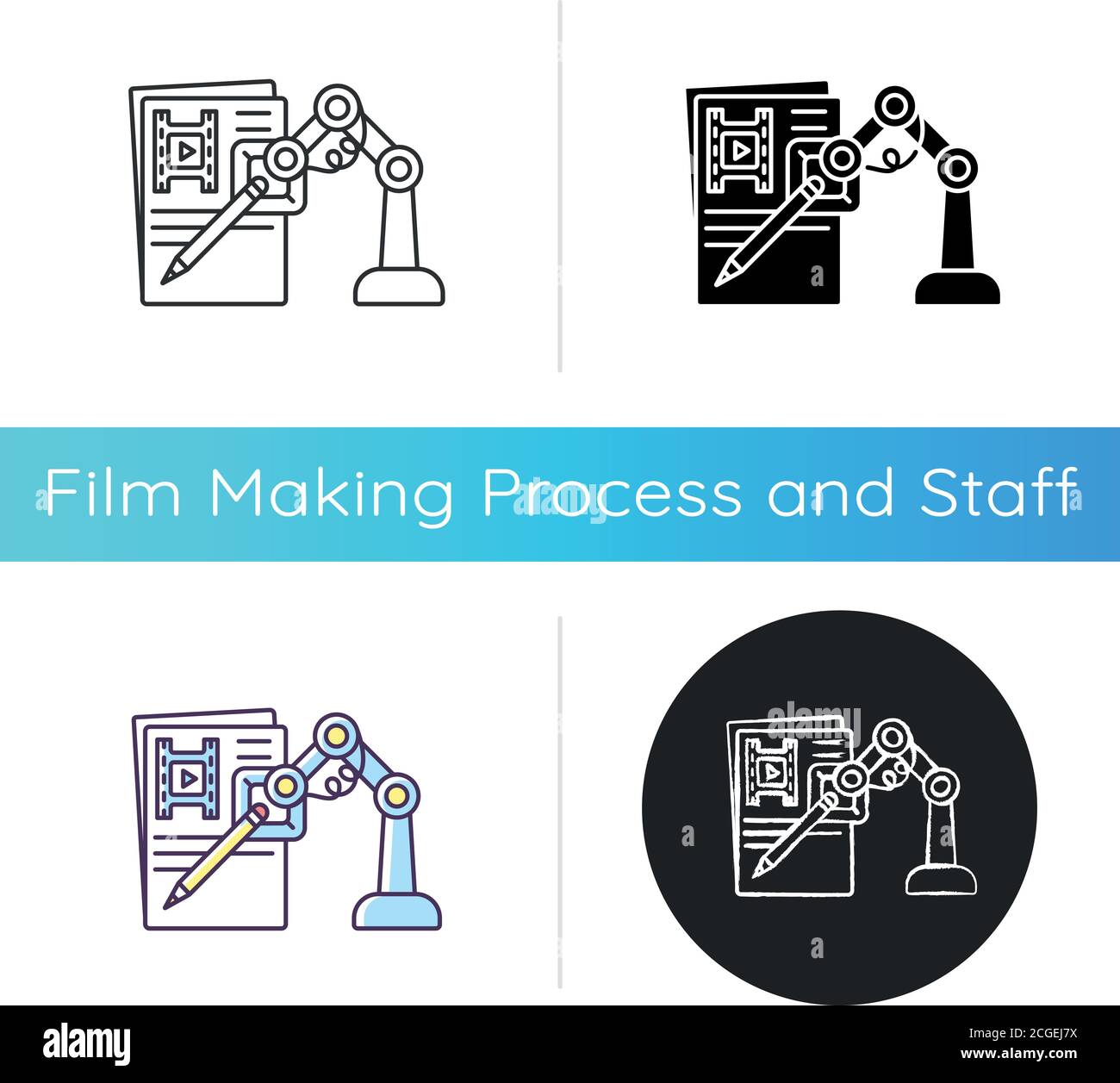 Screenplay Stock Vector Images - Alamy