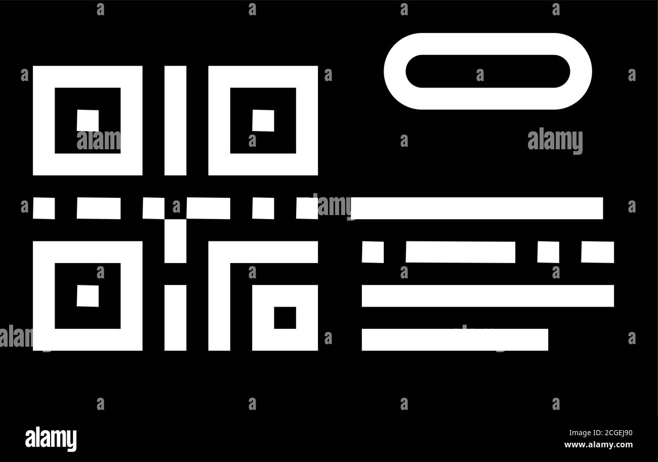 bar code on transport ticket glyph icon vector isolated illustration ...