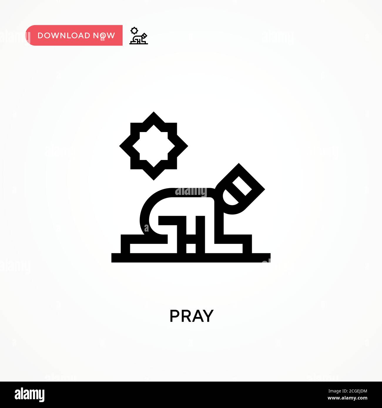 Group praying hands Stock Vector Images - Alamy