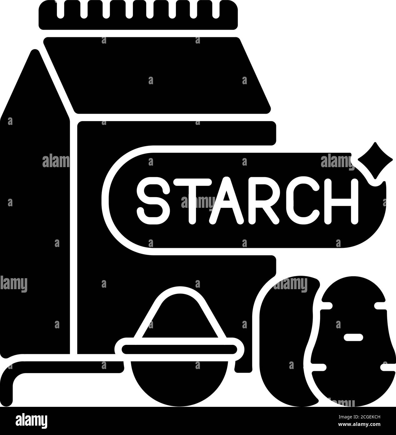 Potato starch Black and White Stock Photos & Images - Alamy