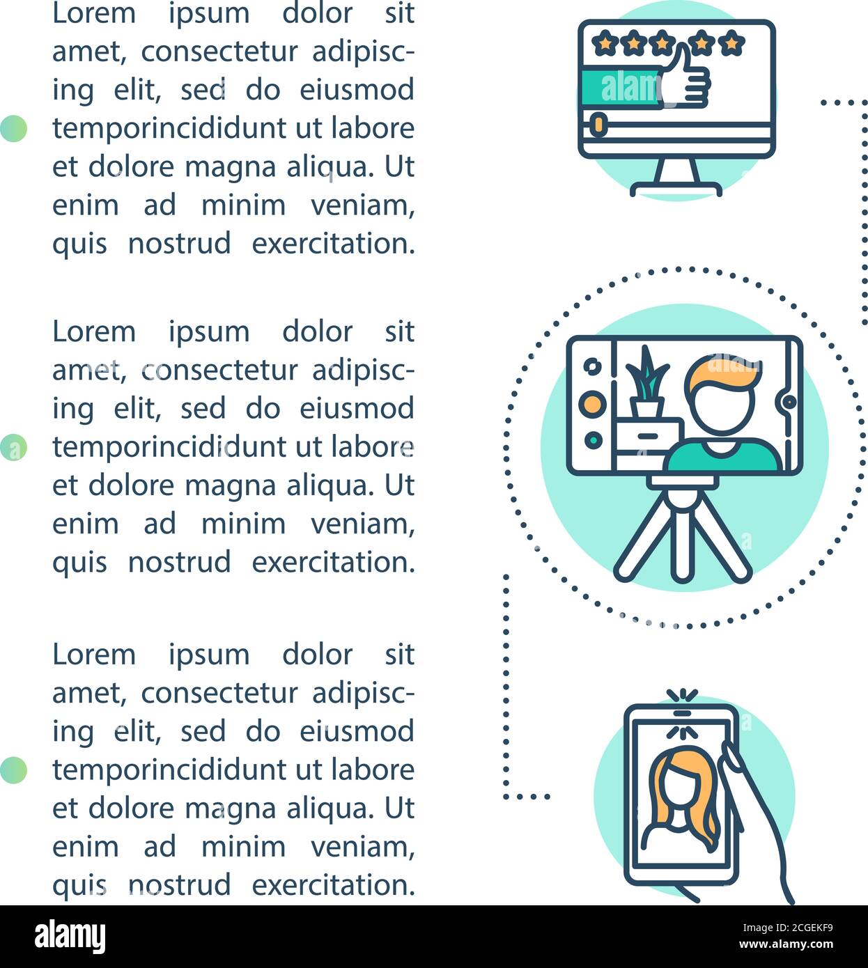 Cross-channel marketing concept icon with text Stock Vector Image & Art ...