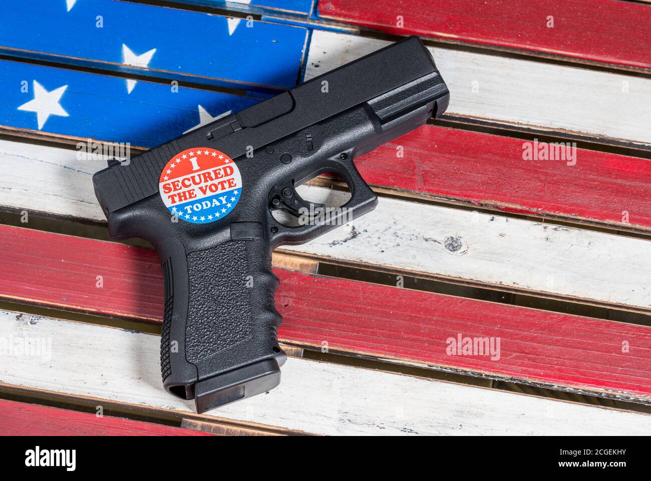 Concept of violence at voting precincts in US presidential election ...