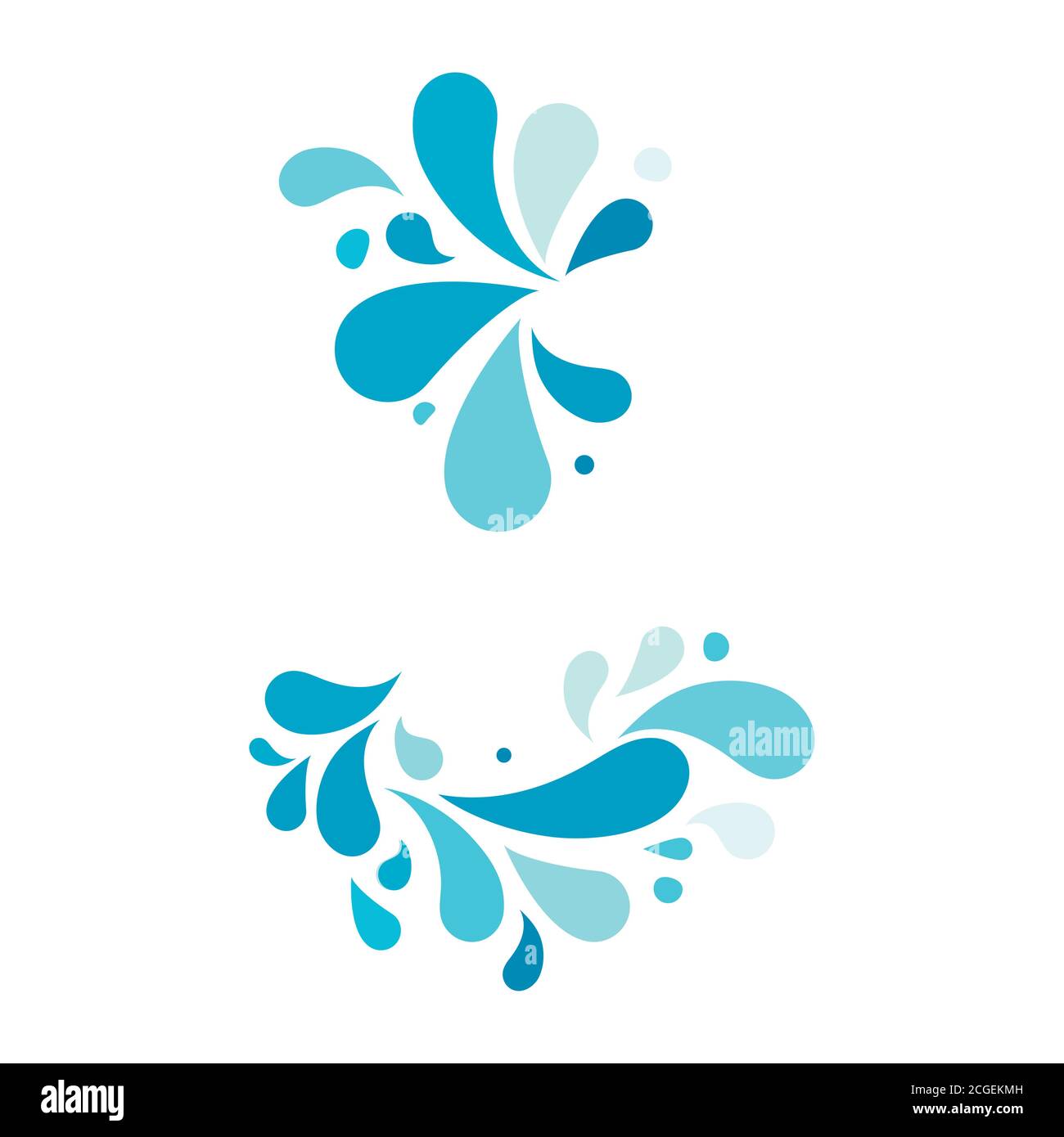 Pouring water fountain Stock Vector Images - Alamy