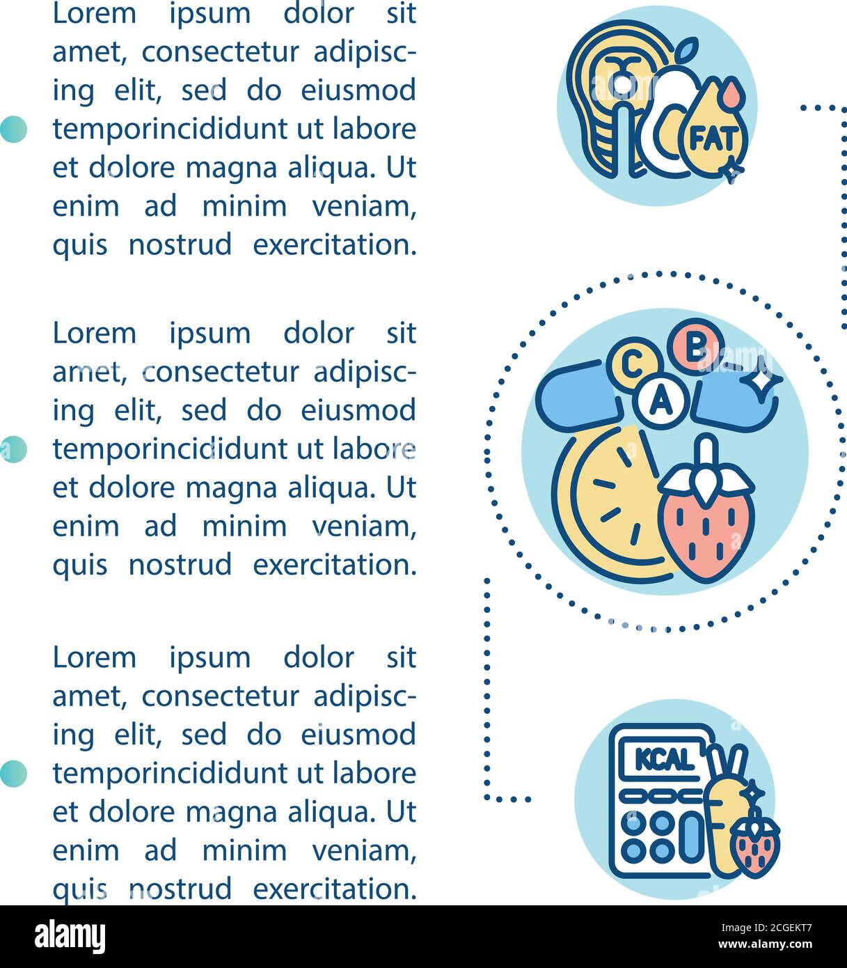 Healthy nutrition concept icon with text Stock Vector Image & Art - Alamy