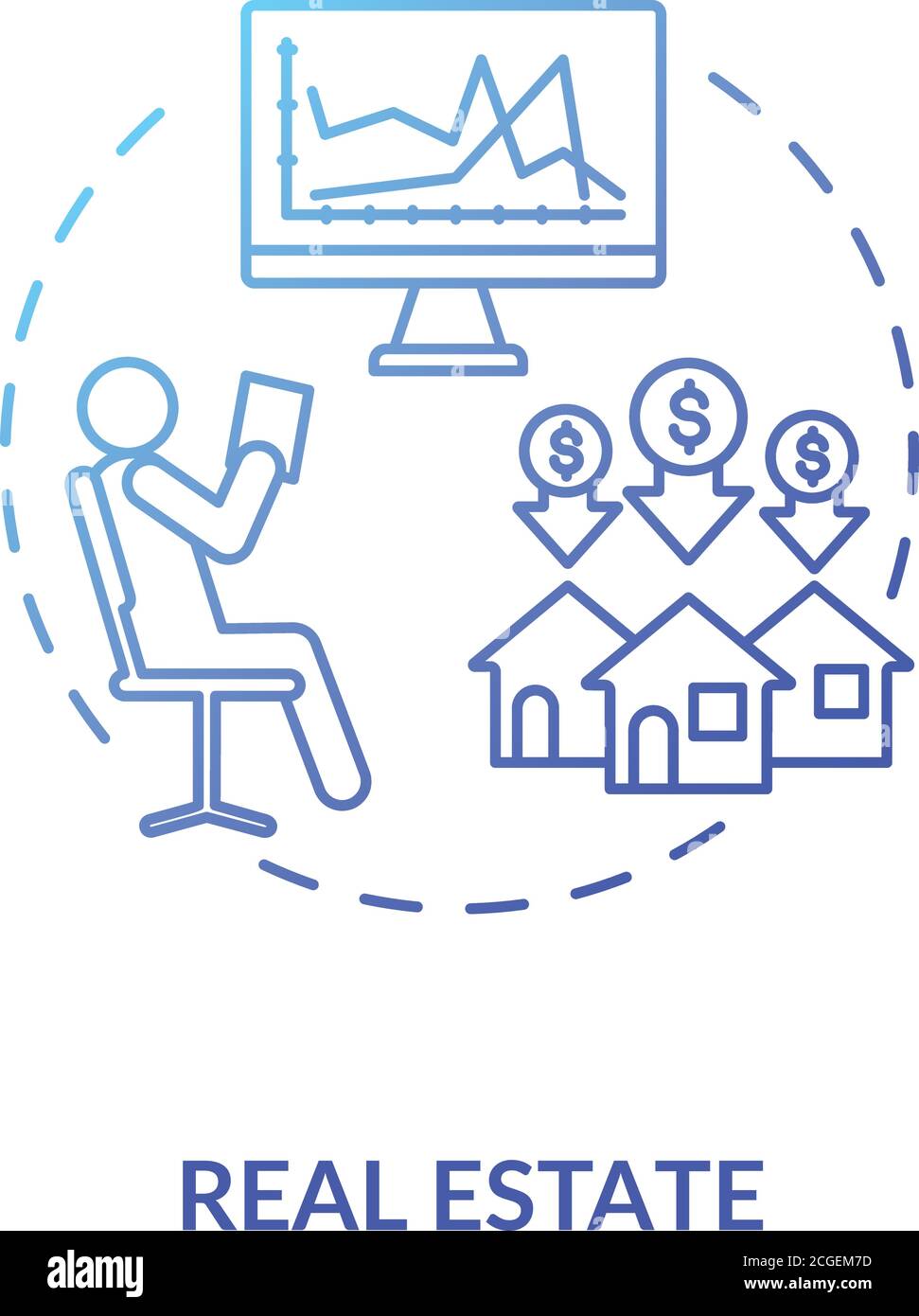 Real estate analytics Cut Out Stock Images & Pictures - Alamy