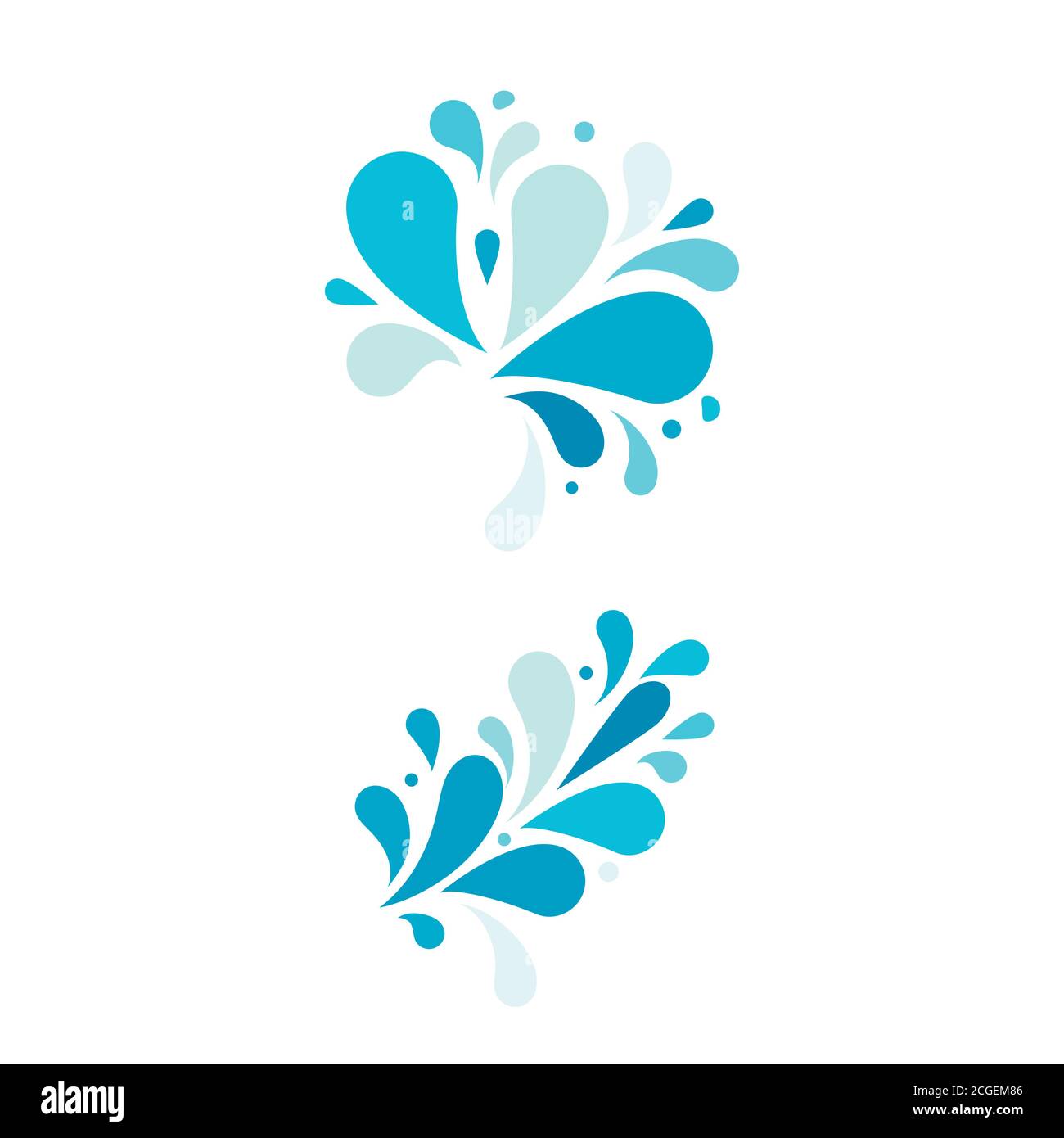 water splash icon vector illustration design template Stock Vector ...
