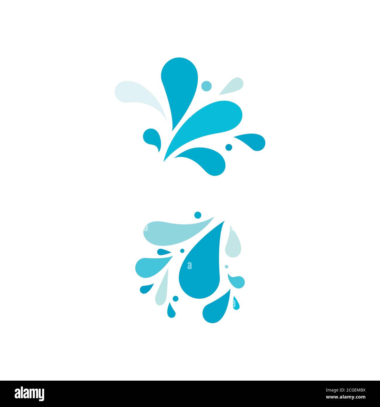 water splash icon vector illustration design template Stock Vector ...