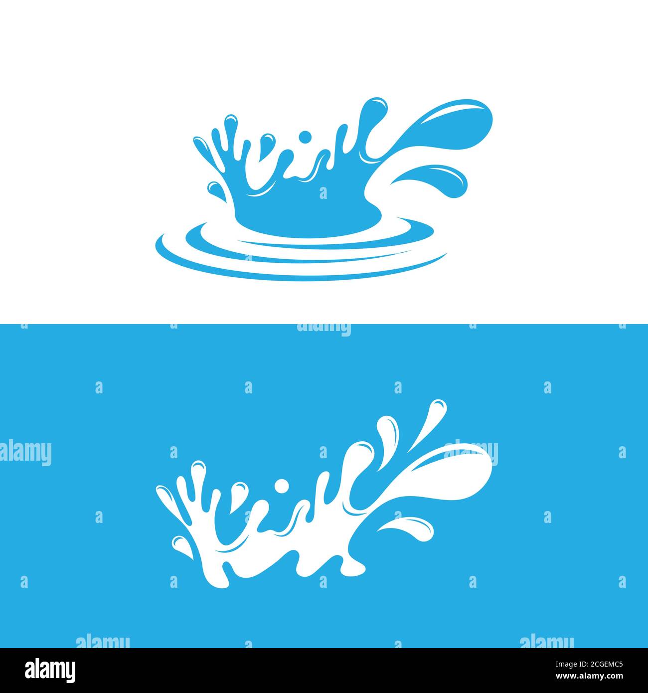 water splash icon vector illustration design template Stock Vector ...