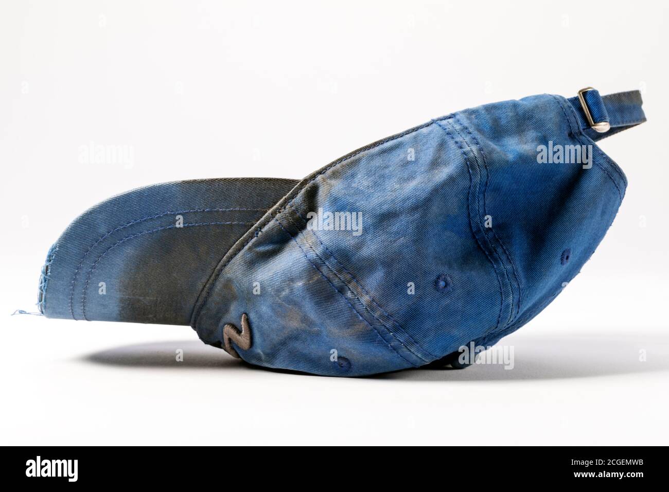 Studio still life of old worn & dirty baseball hat Stock Photo - Alamy